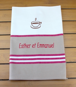 Torchon personnalisé